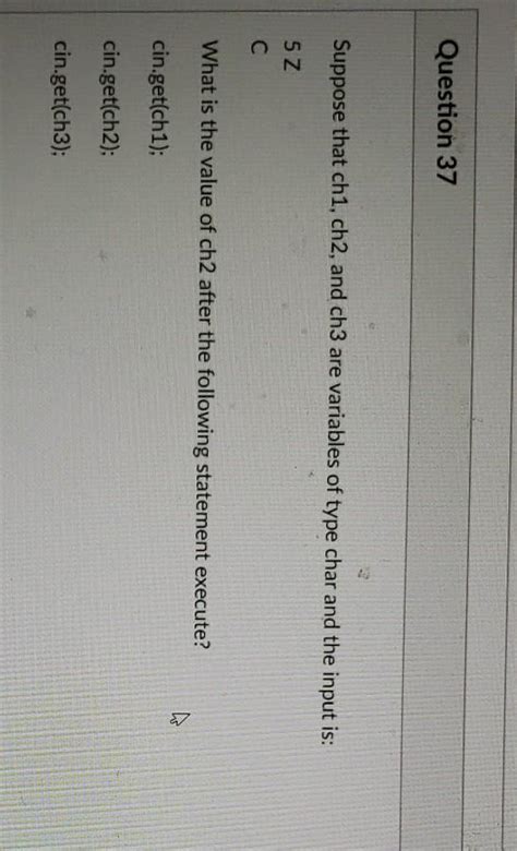solved question 37 suppose that ch1 ch2 and ch3 are
