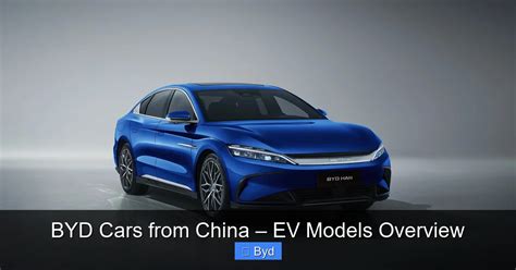 Byd Cars From China Ev Models Overview Electric Car Wiki