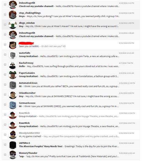 When Your Archive Is Full Of Spam Roblox