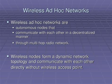 Ppt Using Mobile Agents For Intrusion Detection In Wireless Ad Hoc