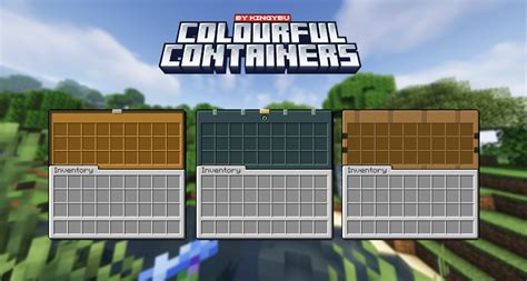 Colourful Containers Gui Minecraft Resource Packs Curseforge