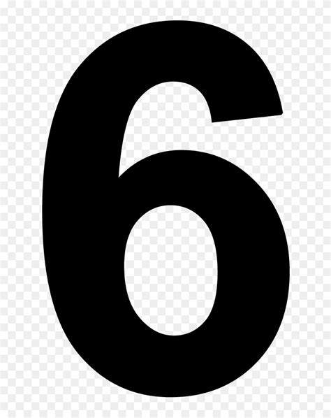 Number Six Clip Art Number 6 Clipart Flyclipart