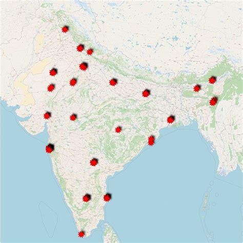 Sixty Eight Sampling Sites Spread Across Twenty Two Cities Of India