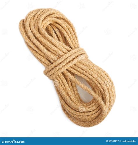 Natural Rope Stock Image Image Of Fiber Natural Hanging 60180297