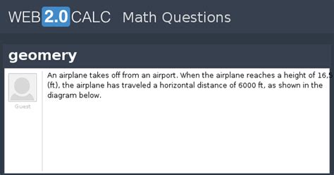 View Question Geomery