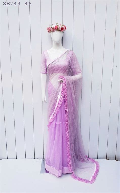 Light Purple Saree Set By Sweta Acharya Saree Designs Party Wear