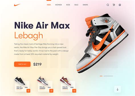Nike Web Header Design On Behance