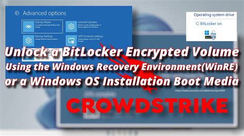Unlock A BitLocker Volume Using The Windows Recovery Environment WinRE Or A Windows OS