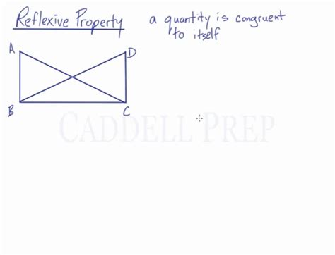 Reflexive Property Of Congruent Triangles