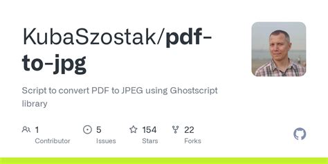 Github Kubaszostak Pdf To Script To Convert Pdf To Jpeg Using Ghostscript Library