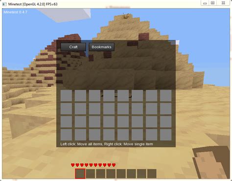 Bookmarks Gui For Minetest