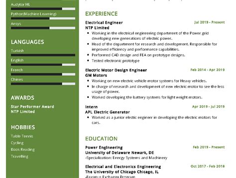 Electrical Engineer Resume Sample Pdf Download Resumekraft