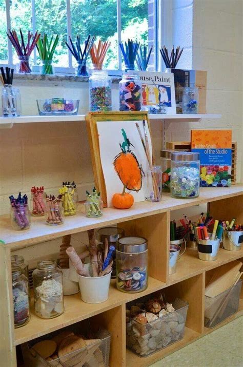 Art Area In Peachtree Presbyterian Preschool Reggio Emilia Art