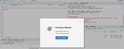 Fatal Error When Script Ends With Source` · Issue 12997 · Rstudio