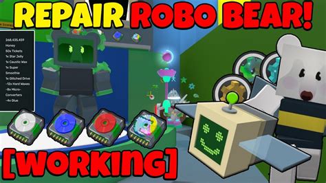 How To UNLOCK Robo Bear Bee Swarm Simulator YouTube