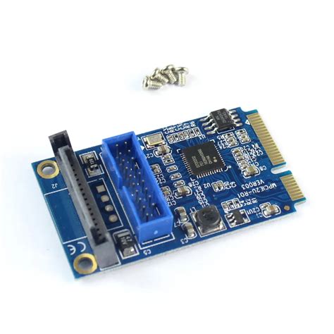 Mini Pci E To Pin Usb Gbps Dual Sata Usb Mini Expansion Card Adapter F In