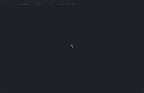 GitHub Johejo Go Mysql Client Pure Go MySQL Client Tool
