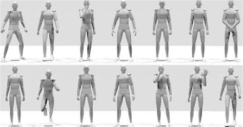 Male Basic 3d Motion Set 3d Animations Unity Asset Store
