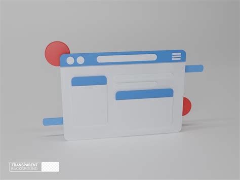 interface de usuário em branco psd premium
