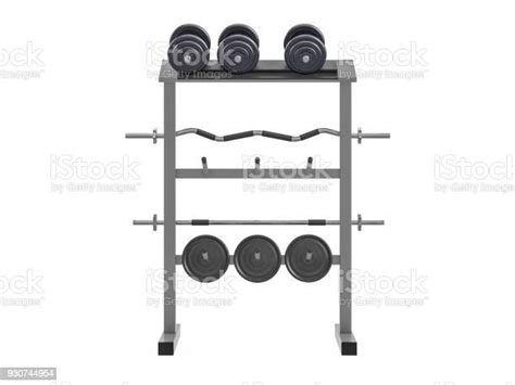 다기능 체육관 기계 흰색 배경에 고립 된 전면 보기 3d 렌더링 일러스트 레이 션입니다 3차원 형태에 대한 스톡 사진 및 기타