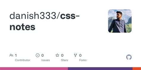 Github Danish333css Notes