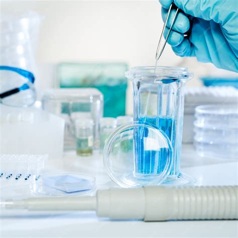 Tissue Staining Procedure Premium Photo