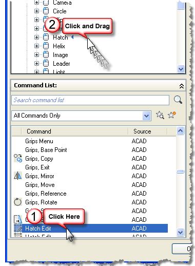 Restoring Hatch Double Click In Autocad 2011 Software Design Hatch Clicks Autocad