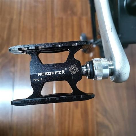 Aceoffix 小折疊車快拆鈦軸踏板極致輕量化鋁合金平踏 不鏽鋼3培林腳踏板 鈦合金軸心踩踏板 小摺疊車密封軸承腳蹬 Yahoo奇摩拍賣