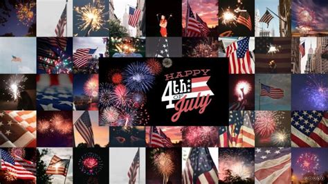 Aesthetic 4th Of July Wallpaper Collage