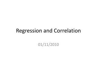PPT Correlation And Regression PowerPoint Presentation Free Download ID 13634919