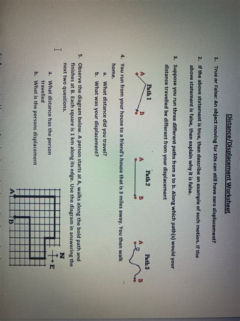 43 Physics Displacement Vs Distance Worksheet Answers Worksheet Master