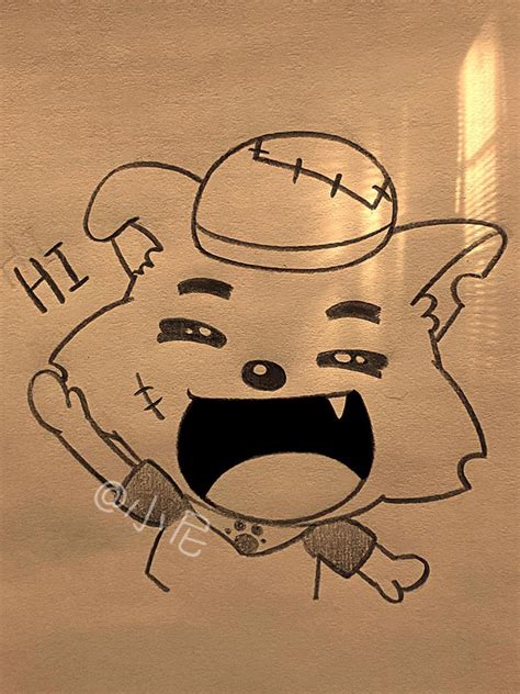 灰太狼简笔画可爱（17张） 简笔画图片大全