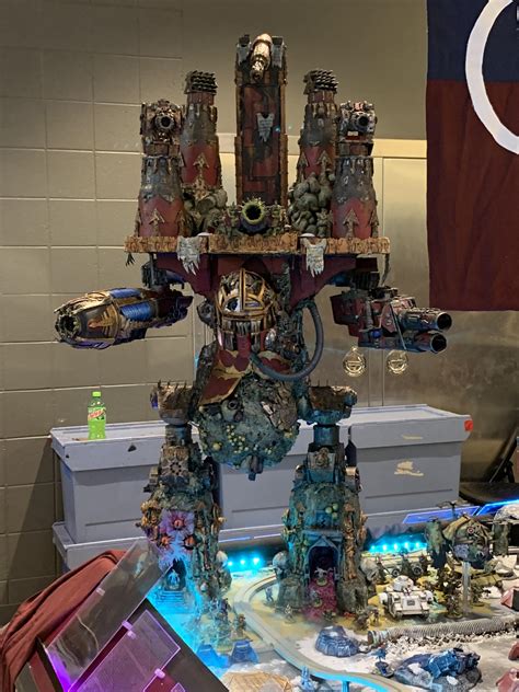 Amazing Nurgle Imperator Titan I Saw At Adepticon Warhammer40k