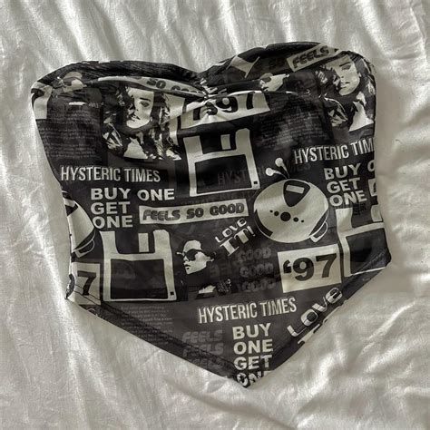 The Kript Tube Top 🐦‍⬛ Depop