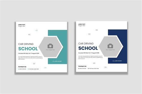 Car Driving School Banner Template Graphic By Sohagmiah01 · Creative
