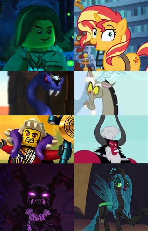 Characters From Ninjago And Mlp By Szeptyswiata On Deviantart