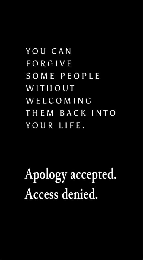 Apology Accepted Access Denied Random Thoughts