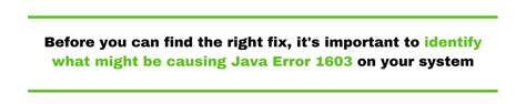 Java Error 1603 What It Is And How To Fix It Stackify