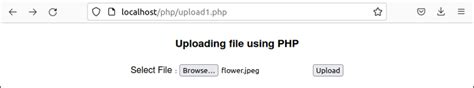 Upload File In Php
