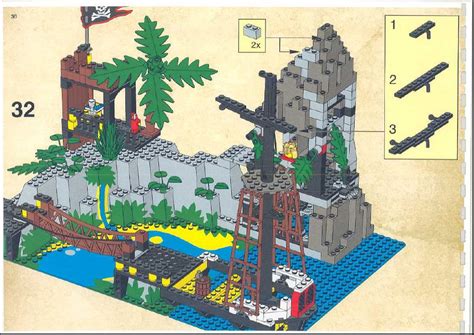 Lego Instructions For Set 6281 Pirates Perilous Pitfall Pirates {none}