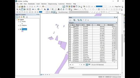 Attribute Table In Arcmap Add Fields Statistics Youtube