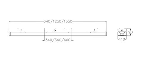 School Led Batten Fixture Comled
