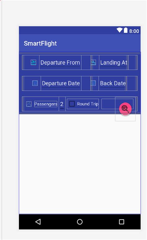 Java Fab Position On Fragment Startup Diffrent From His Position On