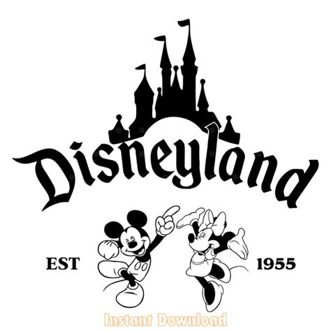 Disneyland Text Svg Digital Download Files Inspire Uplift