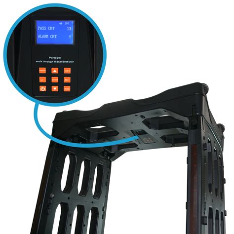 Collapse Walk Through Metal Detector Portable