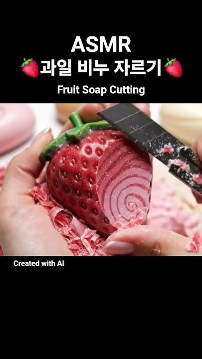 [asmr]🍓과일 비누 자르기🍓fruit Soap Cutting Youtube