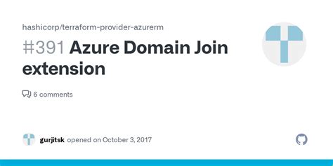 Azure Domain Join Extension · Issue 391 · Hashicorpterraform Provider