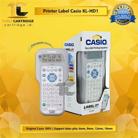 Jual Label Printer Casio Kl Hd1 Mesin Labeling Casio Kl Hd1 Printer