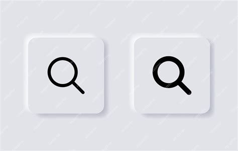 검색 아이콘 돋보기 확대경 기호 돋보기 기호 웹 사이트 웹 앱 Ui 모바일 응용 프로그램 아이콘 프리미엄 벡터