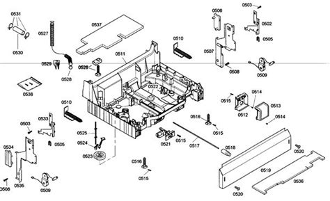 Bosch Dishwasher Assembly Diagram